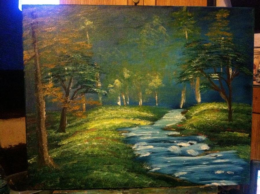 Stumpy Fields Painting by Megan Pelfrey - Fine Art America