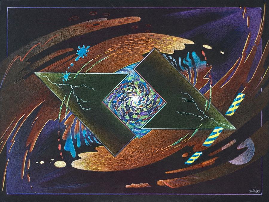 Sublime Rotation Drawing by Paul Nicholson | Fine Art America