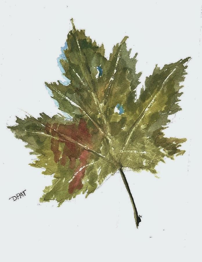 Sugar Maple Leaf Painting by David Patrick - Fine Art America