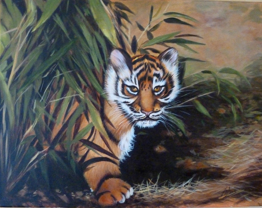 Suma Baby Painting by Jane Indigo Moore | Fine Art America