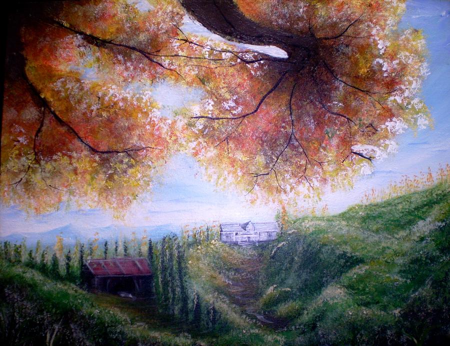 Summer Farm House Painting by Paul Danforth | Fine Art America