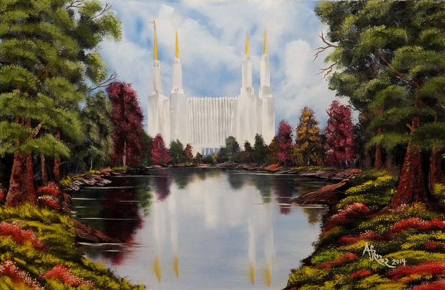 Summer Temple Painting by Alfred Stringer - Fine Art America