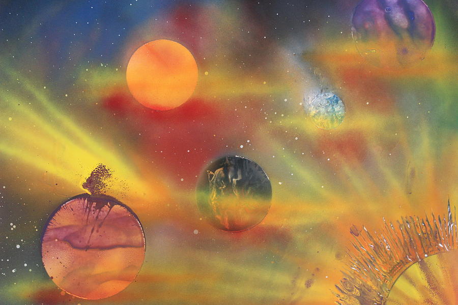 Sun Rays Painting by Aidan Squirrell - Fine Art America