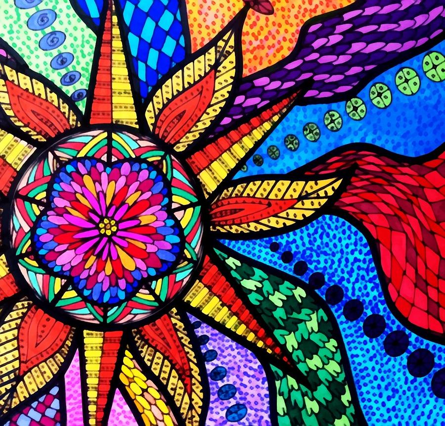 Sun Rays Mixed Media by Bella Mkrtchian - Fine Art America