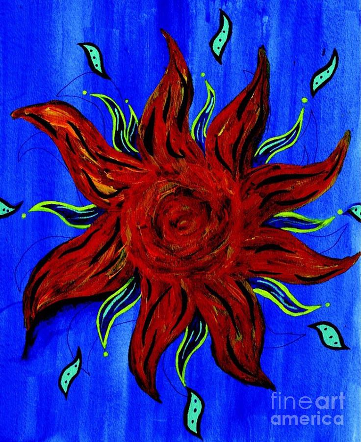 Sun Mixed Media by Shylee Raquel - Fine Art America