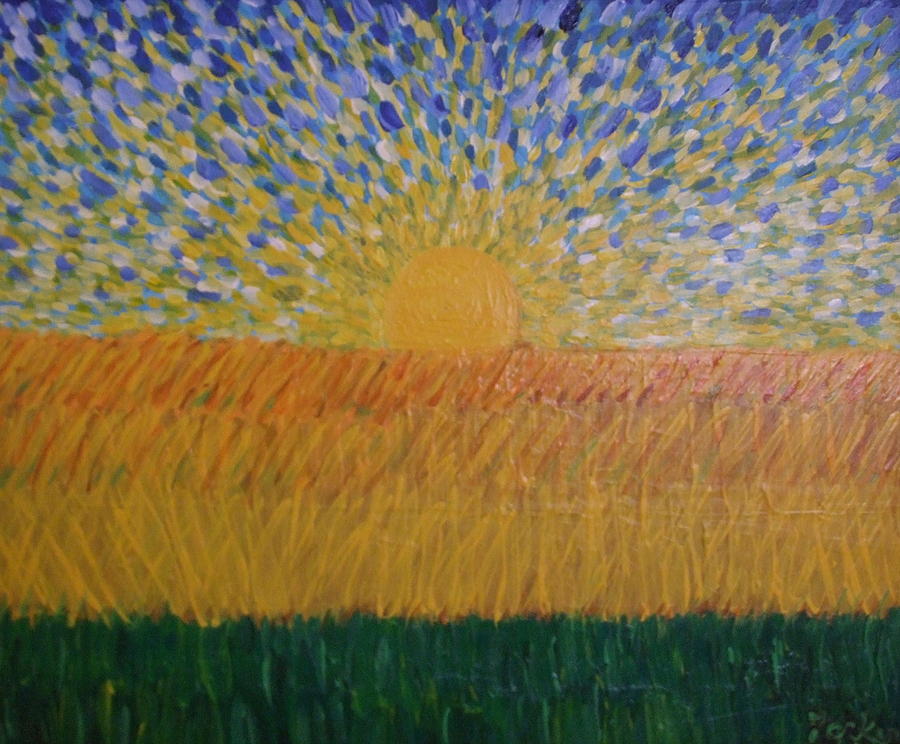 Sunrise Painting by Donald Parker - Fine Art America