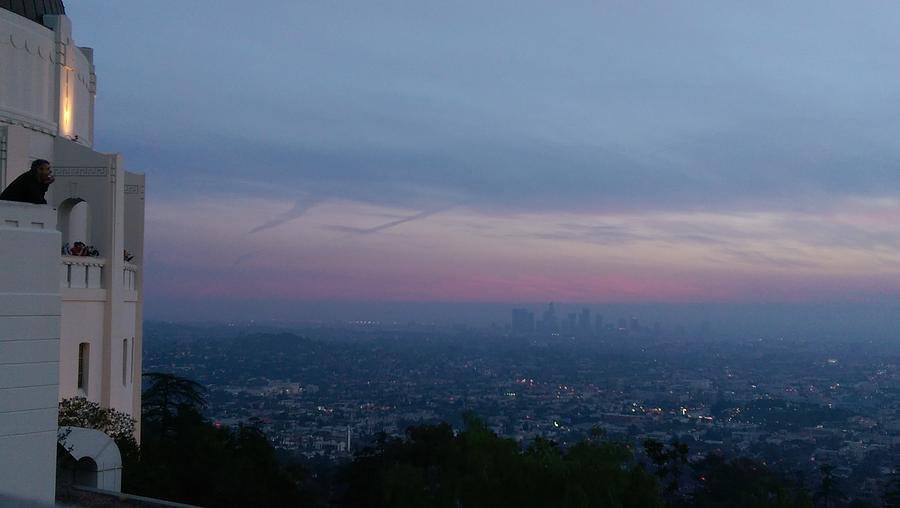 Sunset - Griffith Observatory Photograph by Paula Barton - Fine Art America