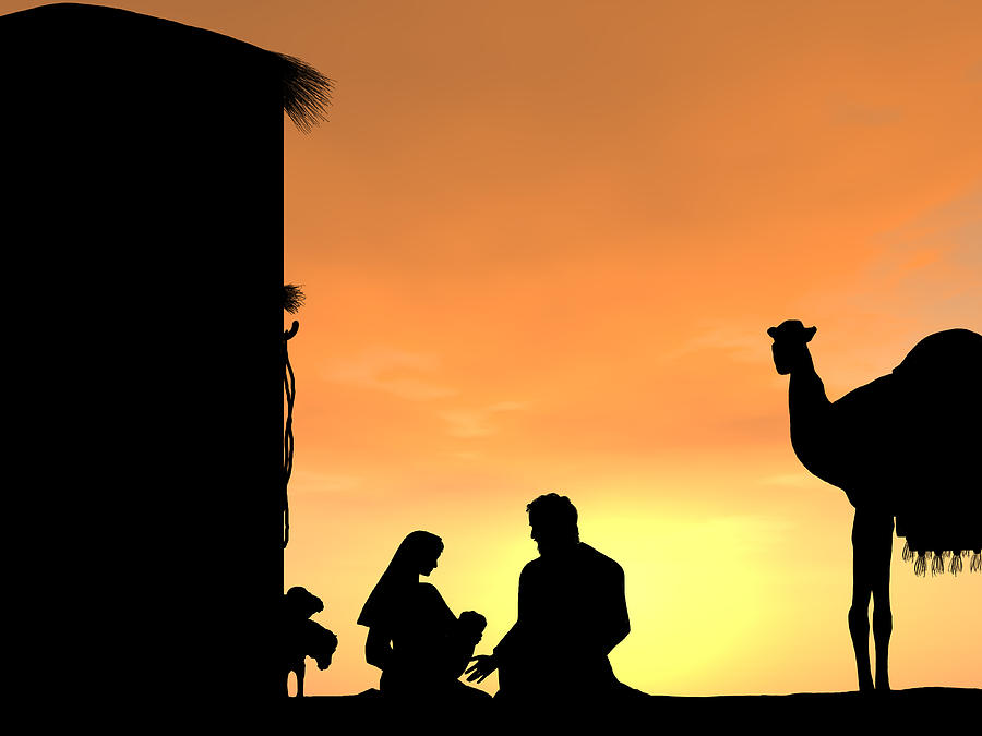 Sunset at Bethlehem Digital Art by Kim Freitas - Fine Art America