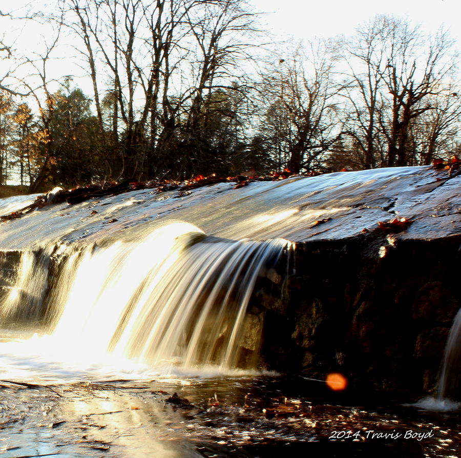 Sunset Falls Photograph by Travis Boyd - Fine Art America