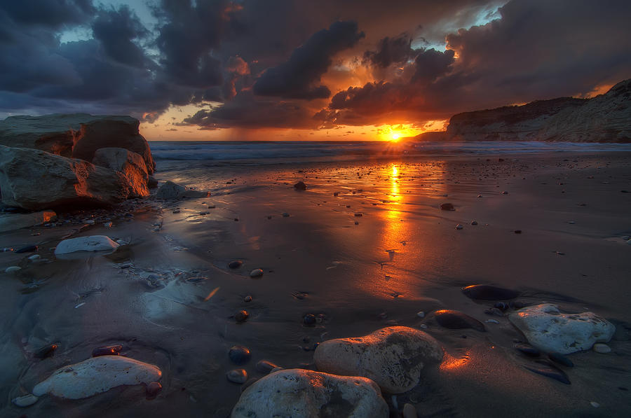 Sunset Fire Photograph by Tomasz Huczek - Fine Art America