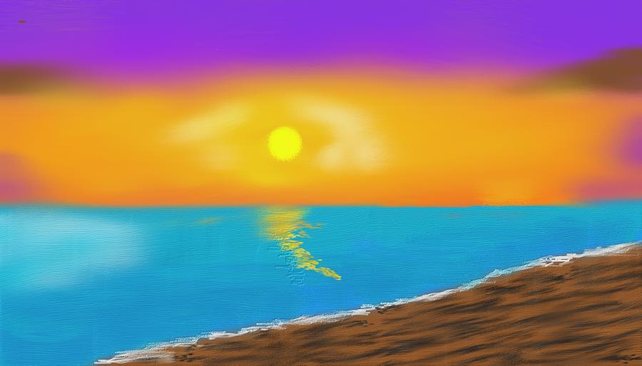 Sunset Painting by Jerod Roberts - Fine Art America