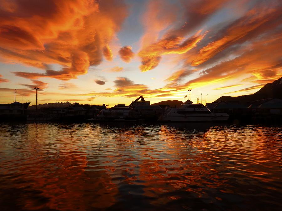 Sunset on Fire Photograph by Aurelie BENOIT - Fine Art America