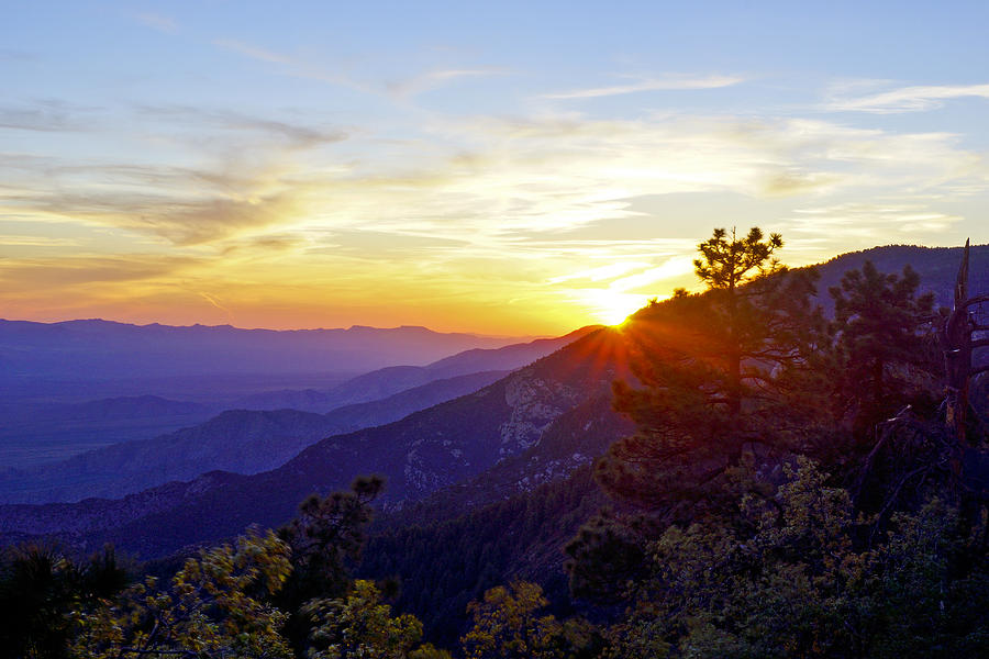Sunset on Mount Graham Photograph by Patrick Moore | Fine Art America