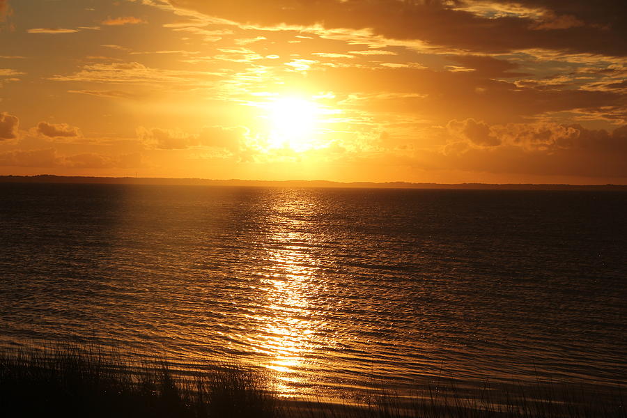 Sunset Over Water Photograph by Amanda Green - Fine Art America