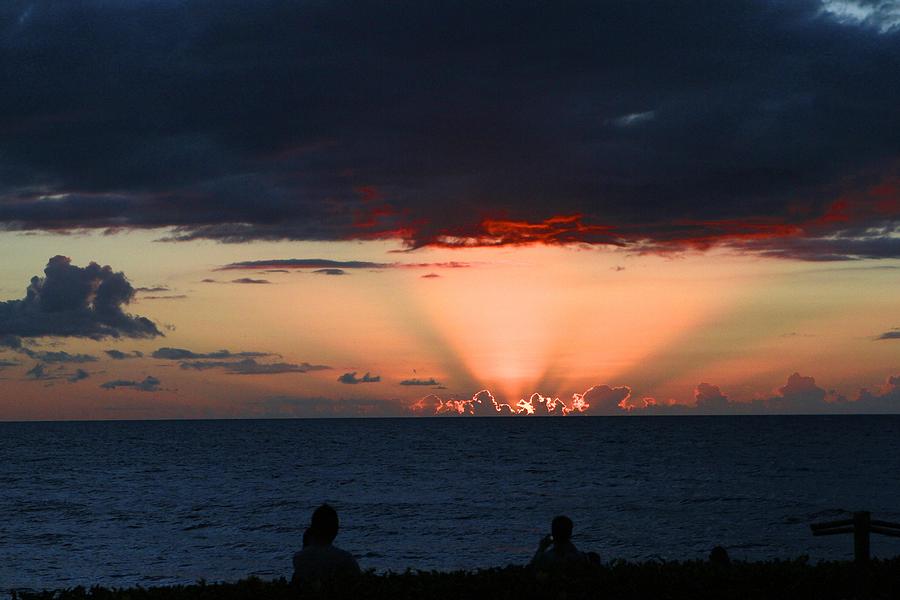Sunset rays Photograph by Sophal Benefield | Pixels