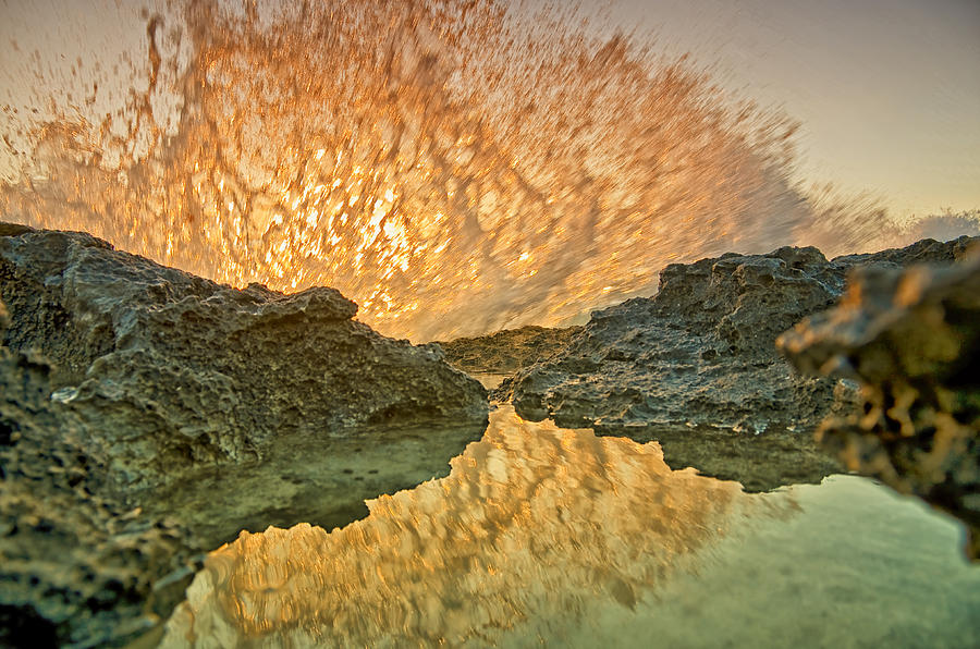 Sunset Splash Photograph by Rashad Penn - Fine Art America