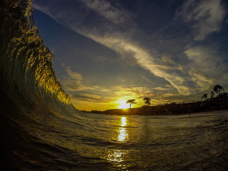 Sunset Wall Photograph by David Alexander - Fine Art America