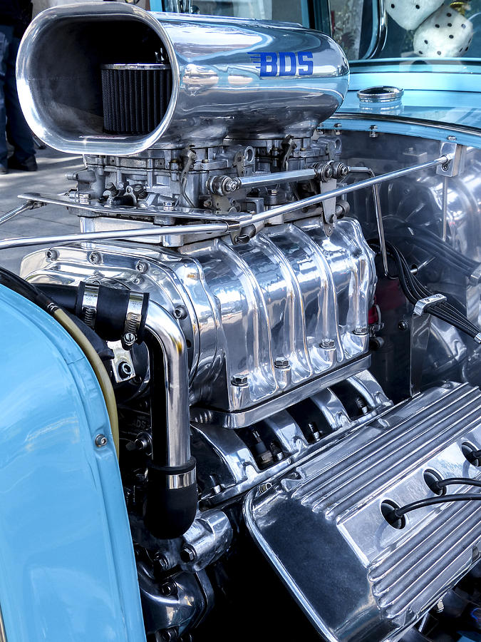 Supercharged Hot Rod Photograph by Robert Grant - Fine Art America