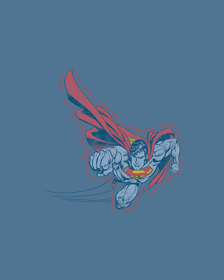 Superman - Scribble And Soar Digital Art by Brand A - Fine Art America