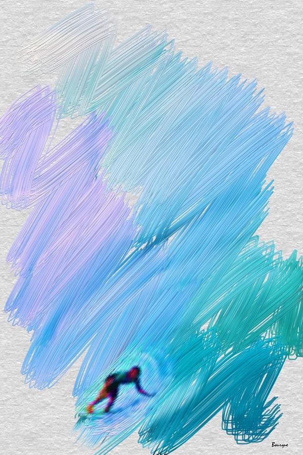 Surf's Up Digital Art by Pierre Bourque - Fine Art America
