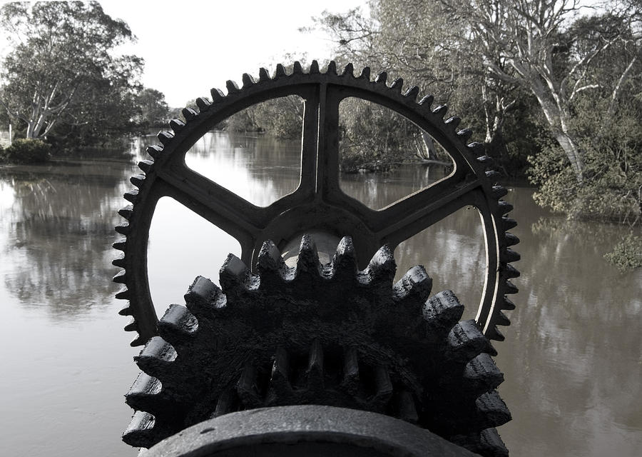 Swing Bridge Cogs Photograph by Heather Provan - Fine Art America