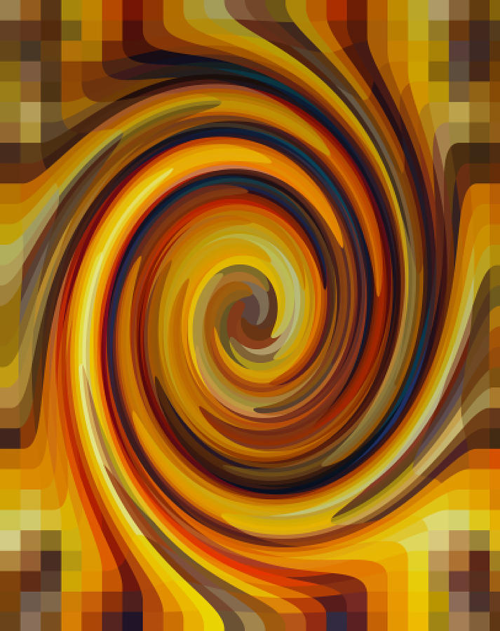 Swirl 30 Painting by Jeelan Clark - Fine Art America