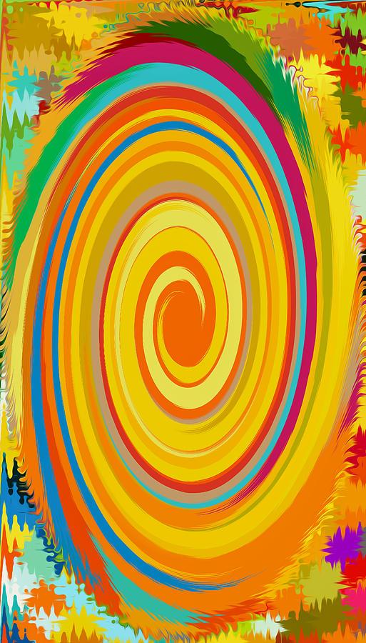 Swirl 80 Painting by Jeelan Clark - Fine Art America