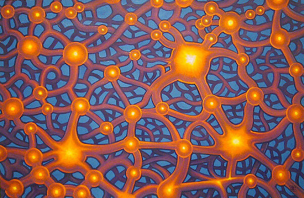 Synaptic Painting by Thom Loafman | Fine Art America