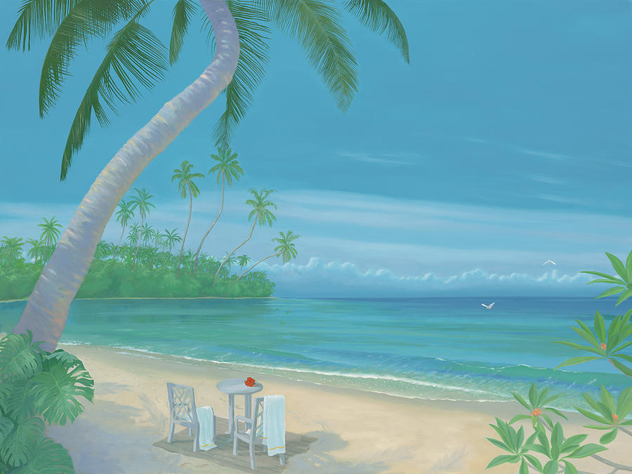 Table for Two Painting by Jeff Evans - Fine Art America