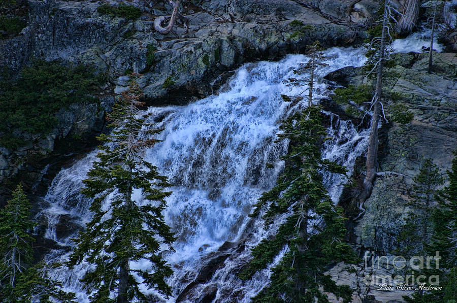 Tahoe Waterfall Photograph by Lidia Anderson - Fine Art America