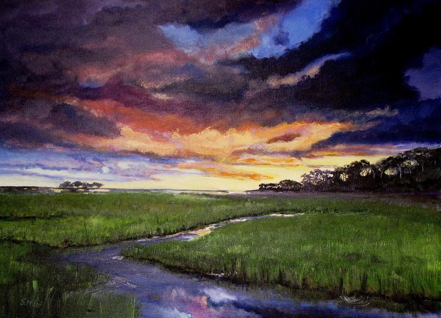 Talbot fire Painting by Scott McLeod - Fine Art America