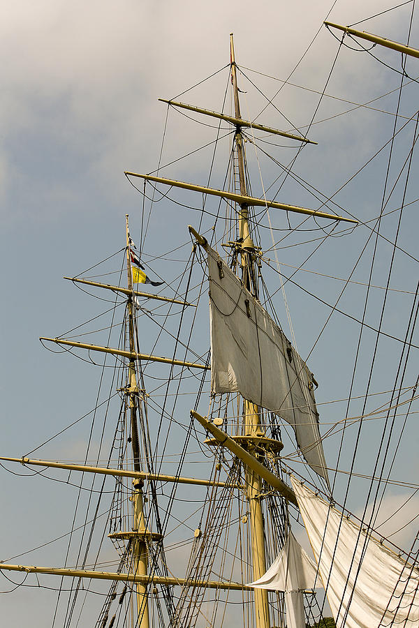 Tall ship rigging Photograph by Eric Swan | Pixels