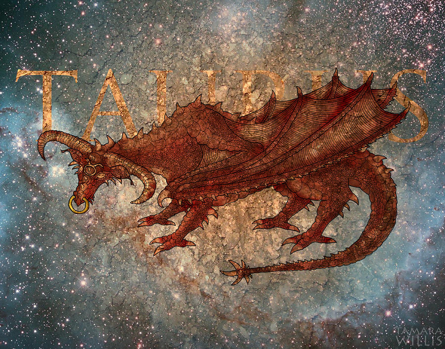 Taurus Dragon Digital Art by Tamara Willis - Pixels