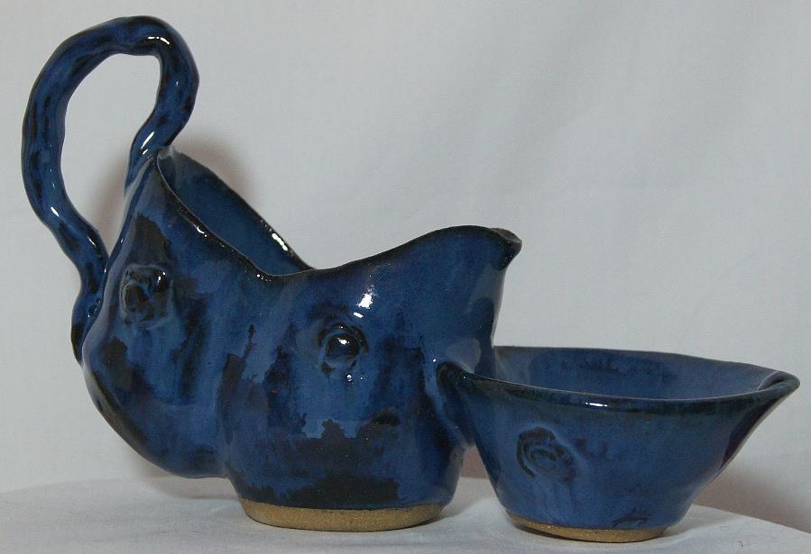 Tea For One Set Ceramic Art by Susan Perry - Pixels