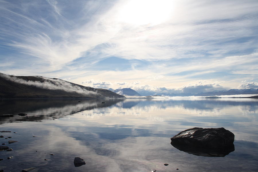 Tekapo Reflection 1 Photograph by Lucy Tasker - Fine Art America