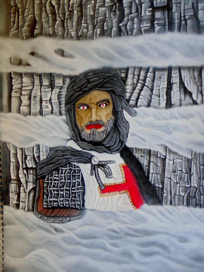 Templar night Painting by Stuart Meek - Fine Art America