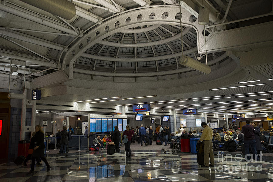 Terminal Three Photograph by David Bearden - Pixels