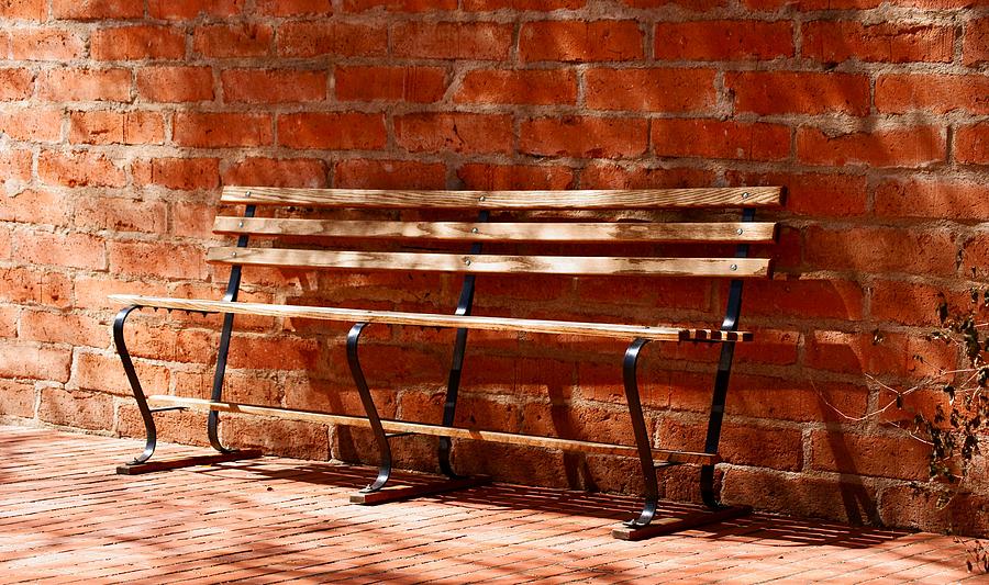The Bench Photograph by Patrick Moore - Fine Art America