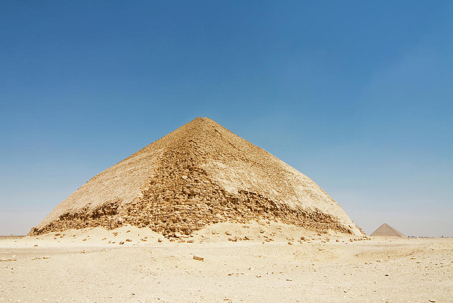 The Bent Pyramid At Dashur, Cairo, Egypt Photograph by Nico Tondini ...