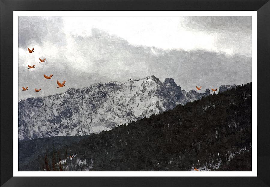 The Bitterroot Mountain Painting by Larry Stolle - Fine Art America