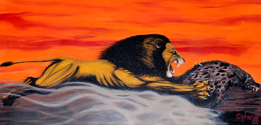 The Chase Painting by Cipherus Lee - Fine Art America