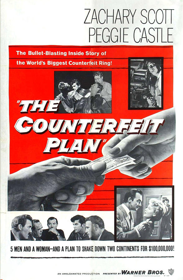 The Counterfeit Plan, Us Poster, Bottom Photograph by Everett - Pixels