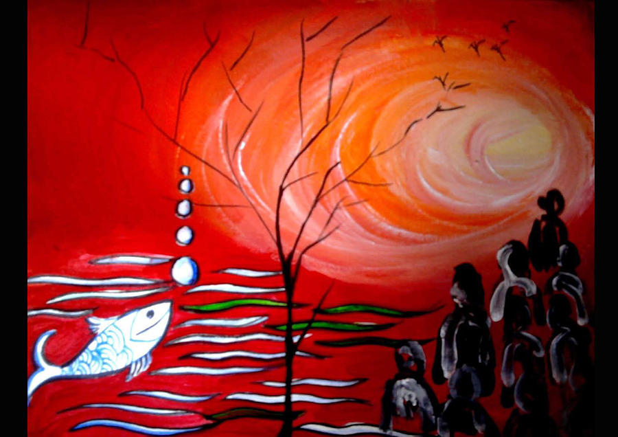 The Five Elements Painting by Aswathi Mohan - Fine Art America