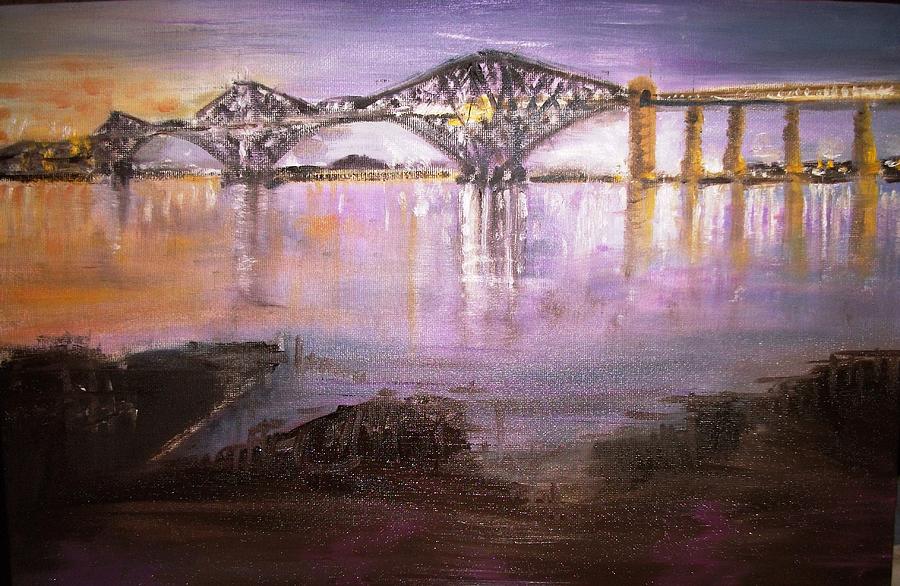 The Forth Bridge Painting by Leonora McIntosh - Fine Art America