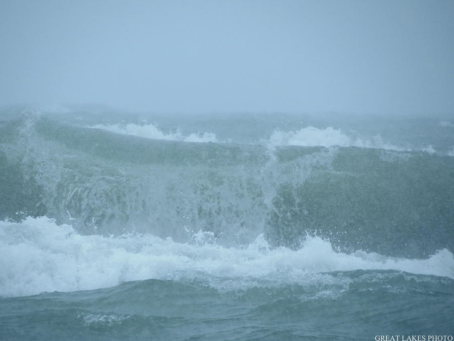 The Gales of November Lake Michigan Extreme Waves Photograph by Jack ...