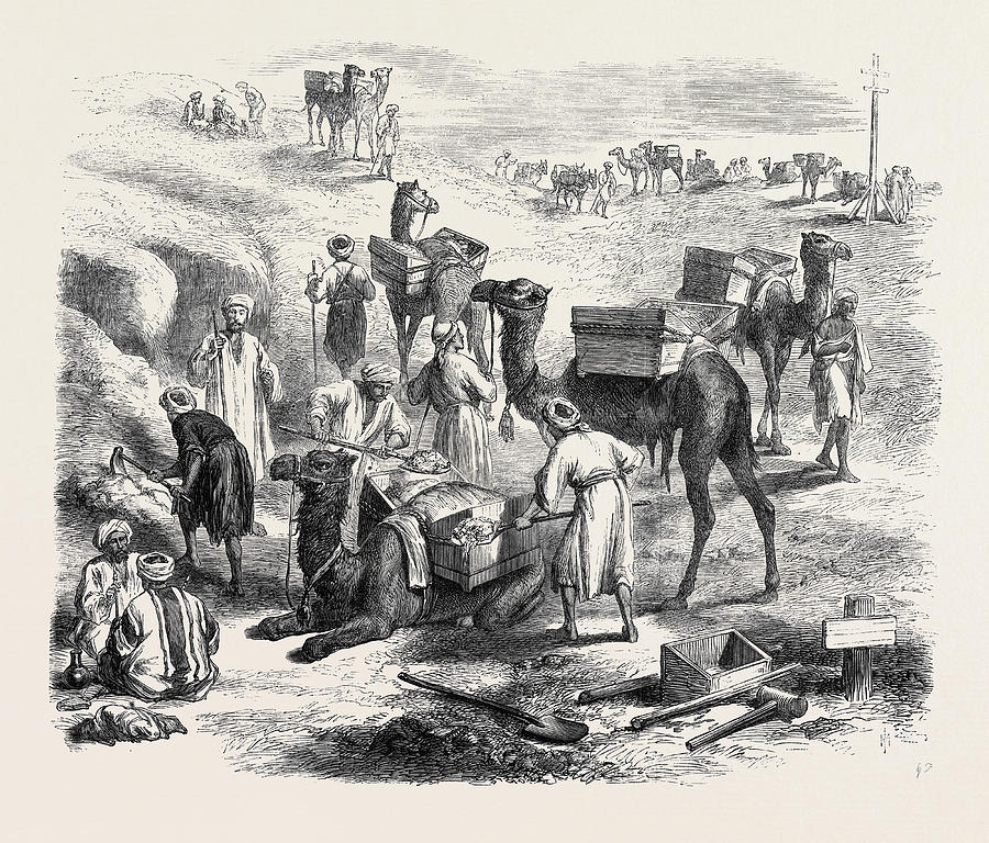 The Isthmus Of Suez Maritime Canal Workmen Loading Drawing by English ... The Isthmus Of Suez Maritime Canal Workmen Loading Drawing by English ...