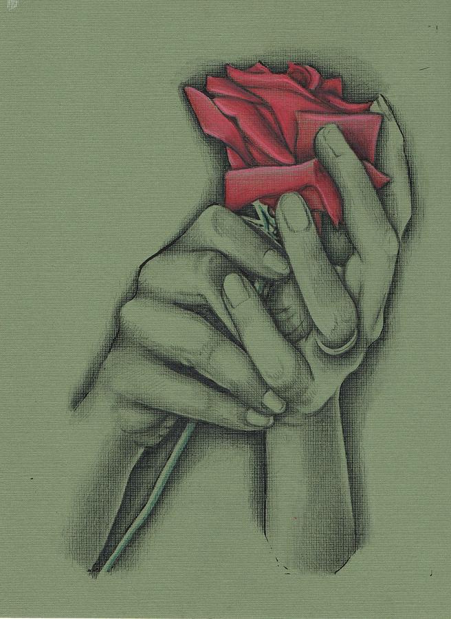 The Offering Drawing by Kathleen Bischoff - Fine Art America