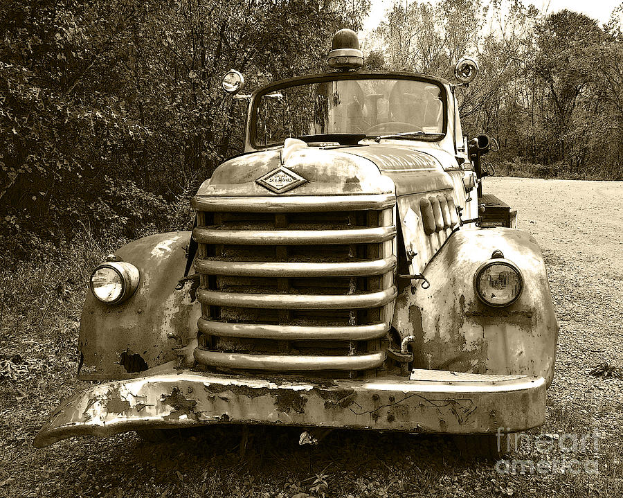 The Old Engine Photograph by John Debar - Pixels