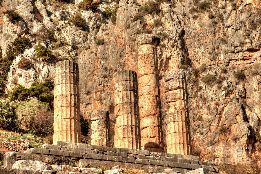 The Oracle at Delphi Photograph by Deborah Smolinske