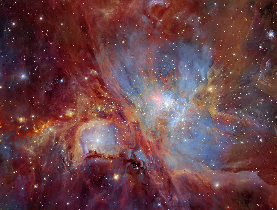 The Orion Nebula In Infrared Light Photograph by Robert Gendler - Pixels